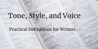 How to Talk about Tone, Style, and Voice in Writing