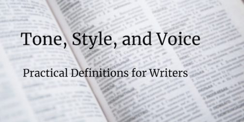 How to Talk about Tone, Style, and Voice in Writing